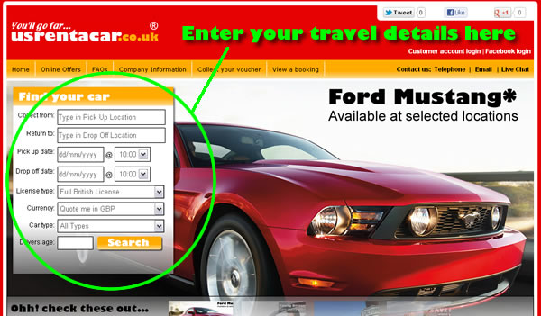 How to book car hire in the USA with usrentacar